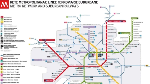 Le mappe della metropolitana di Milano