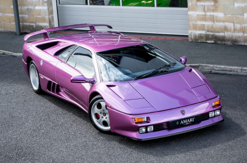 La Lamborghini Diablo SE30 viola di Jay Kay