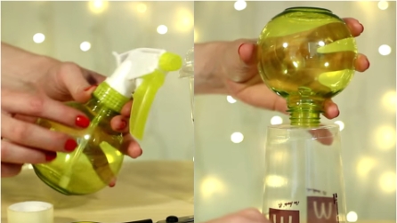 Trita delle bottiglie di plastica in questo modo: quello che crea è geniale