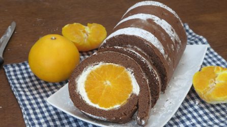 Giant Hostess Cake Swiss roll: the chocolate dessert that everyone will ...
