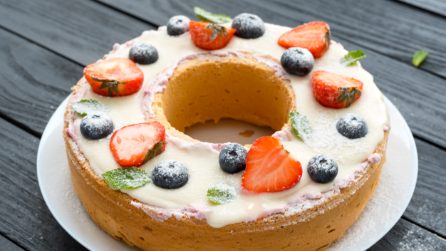 Lemon Angel Cake Bars | Cookist.com